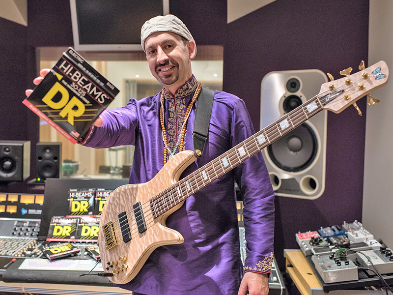 Shez Raja endorsing DR Strings. | Music Instrument News