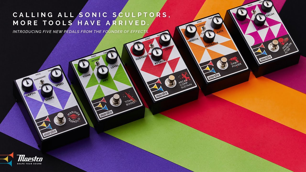 Legendary Brand Maestro Releases Next Five Pedals for Endless Sonic ...