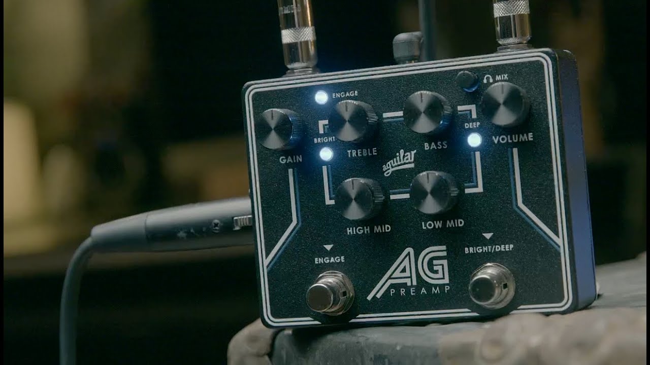 New AG Preamp / DI pedal from Aguilar Amplification | Music Instrument News