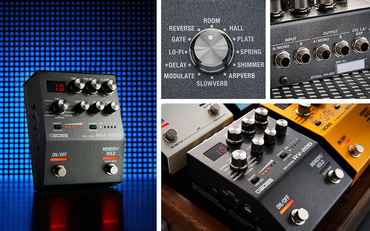 BOSS Introduces RV-200 Reverb