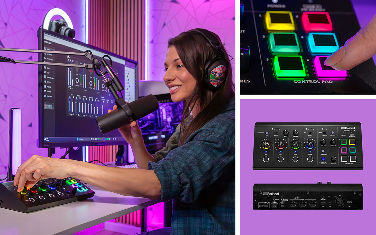 Roland Announces BRIDGE CAST X Dual Bus Streaming Mixer and Video Capture