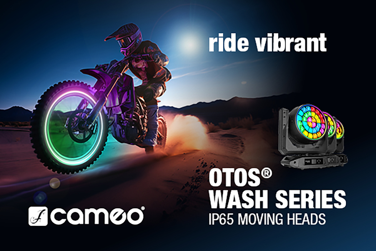 Cameo Presents Three New IP65 Moving Heads From The OTOS Series