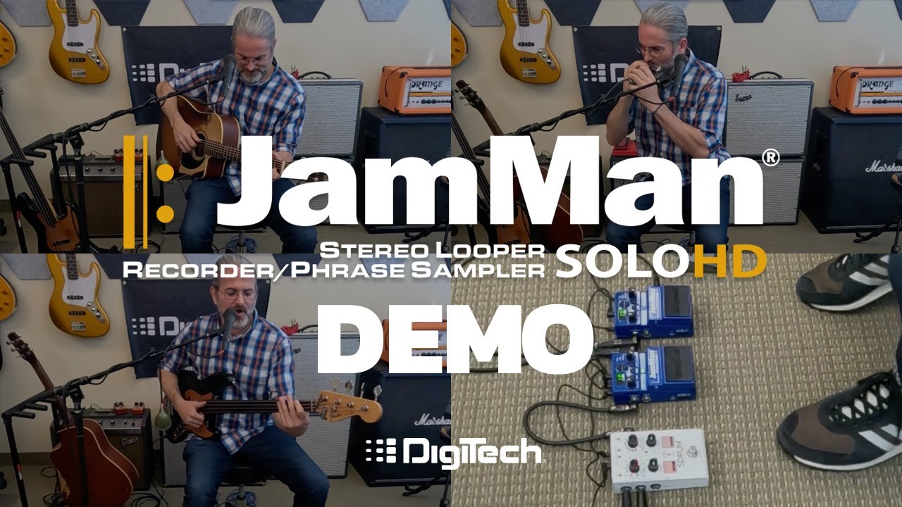 Digitech®’s JamMan® Solo HD Elevates Phrase Looping Once More | Music ...