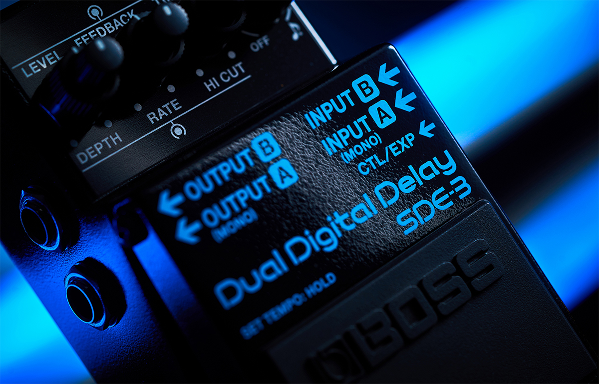 BOSS Announces SDE-3 Dual Delay Pedal | Music Instrument News