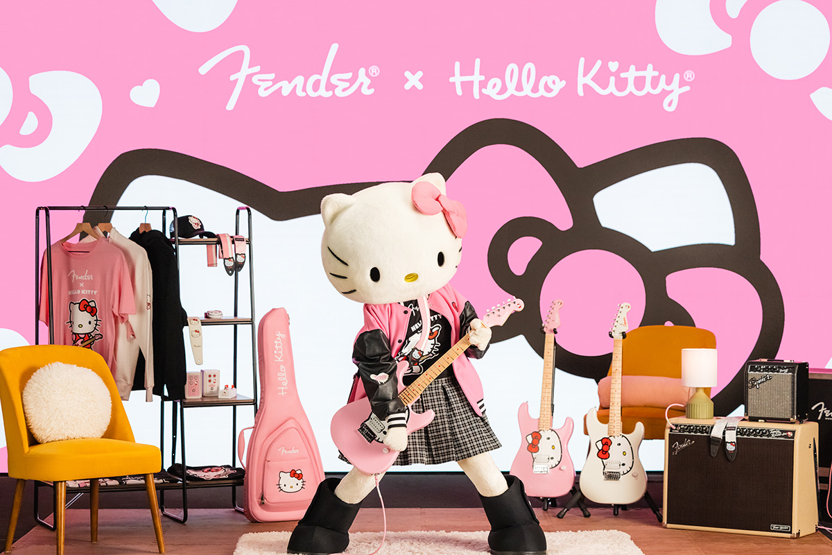 Fender Celebrates Hello Kitty’s 50th Anniversary | Music Instrument News